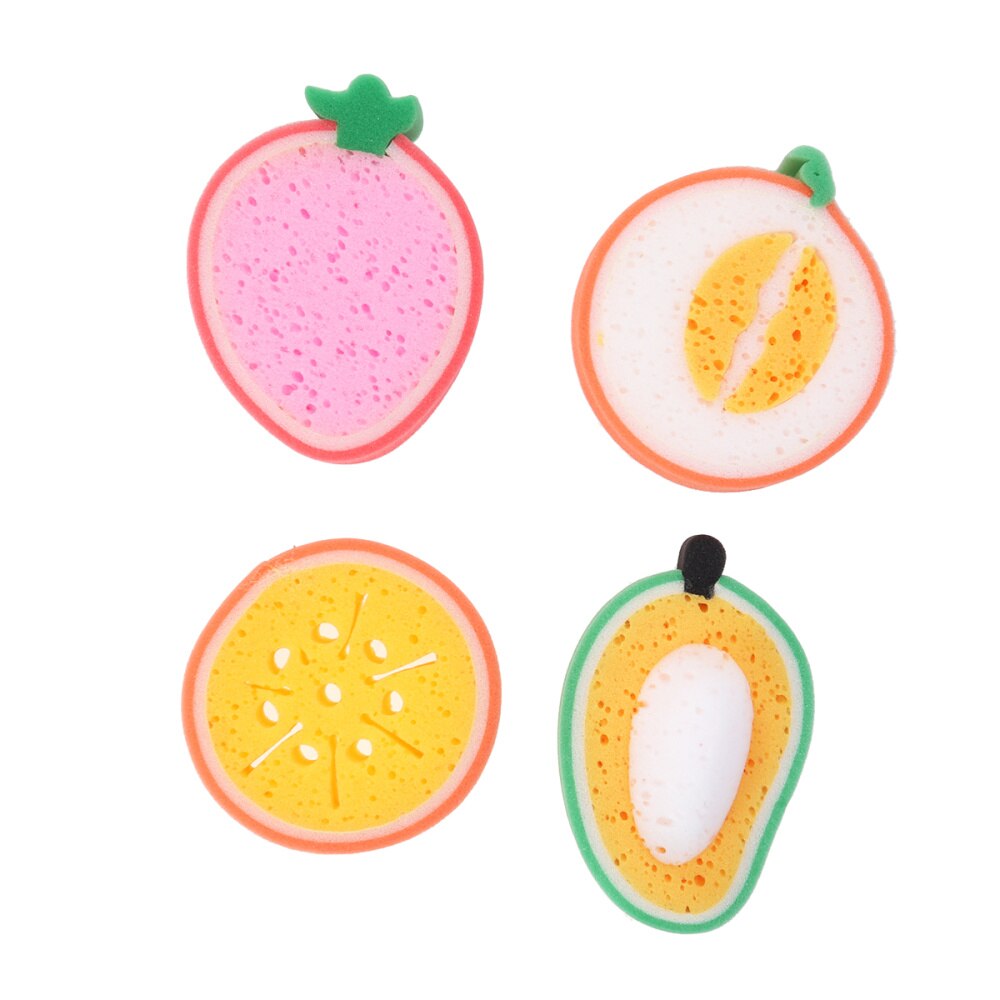 4pcs Cartoon Shower Clean Sponge Fruit Bath Cotton... – Vicedeal