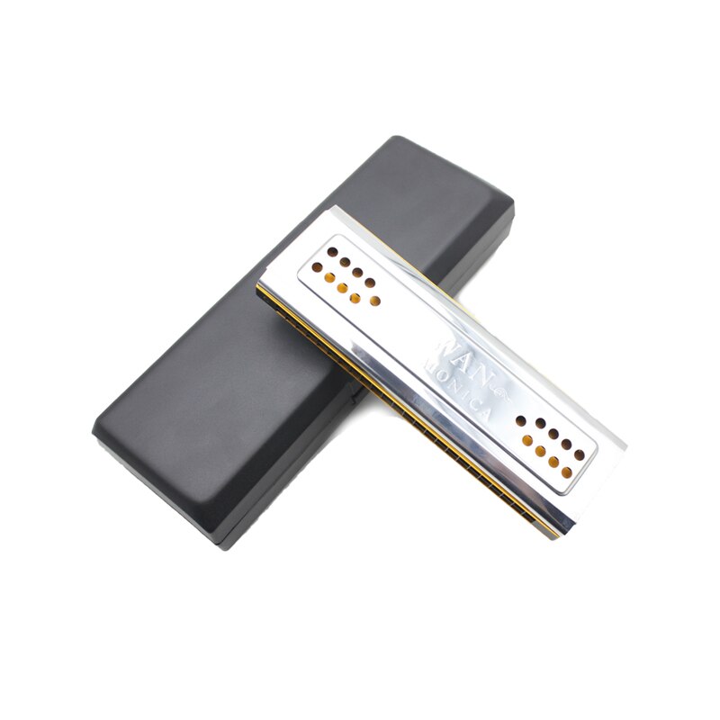 Swan 24-hole double-sided harmonica, high polyphon... – Grandado
