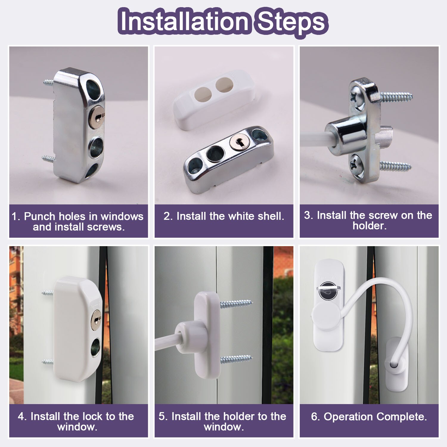 1PC Kids Window Door Restrictor Security Safety St... – Grandado