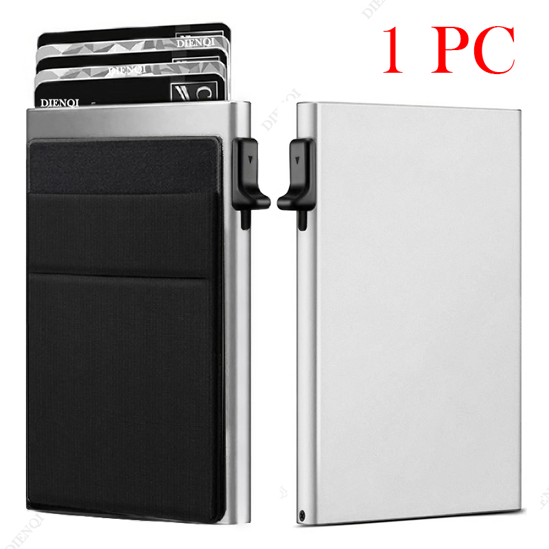 Rfid Credit Card Holder Men Thin Slim Mini Minimal... – Grandado