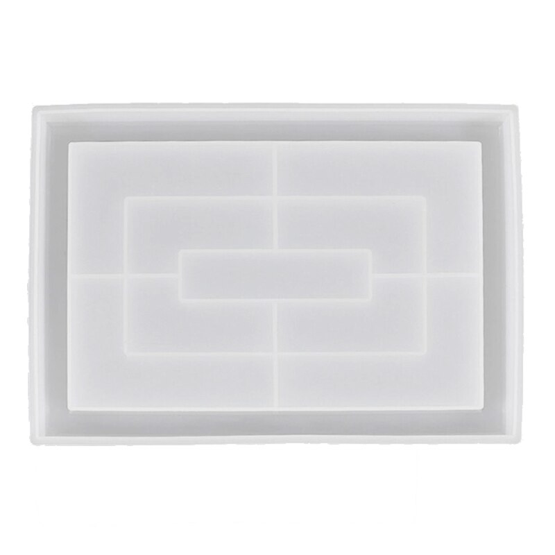 DIY Rectangle Flower Pot Tray Epoxy Resin Mold Lar... – Vicedeal