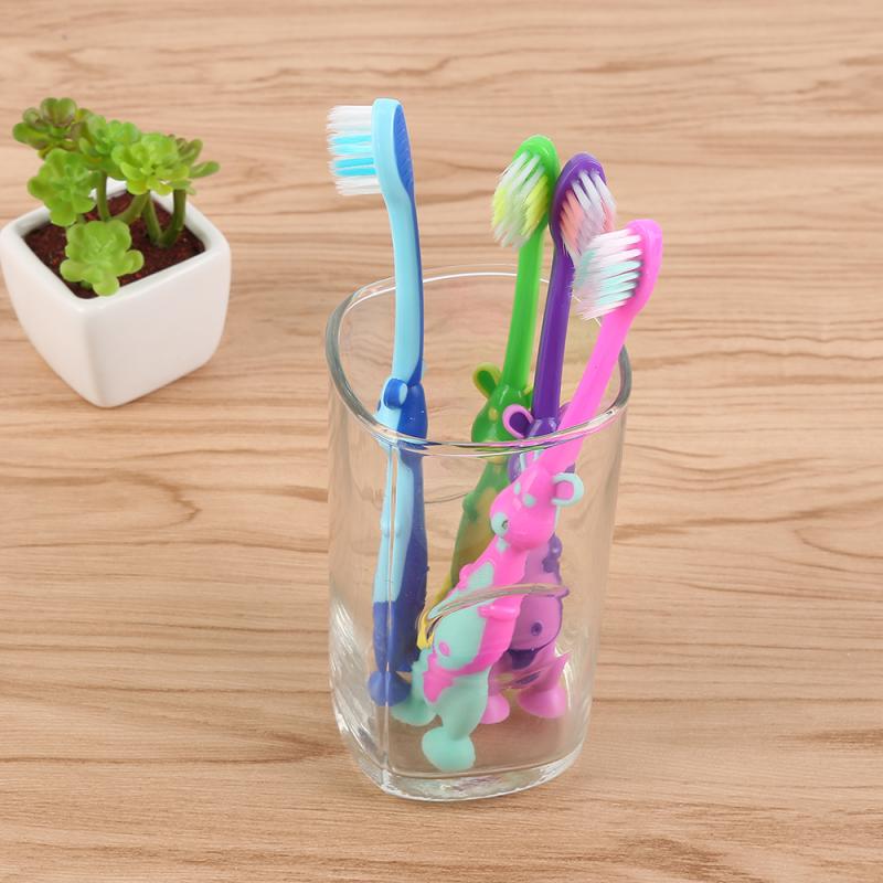 Kids Cartoon Toothbrush Soft Bristles And Anti Sli... – Grandado
