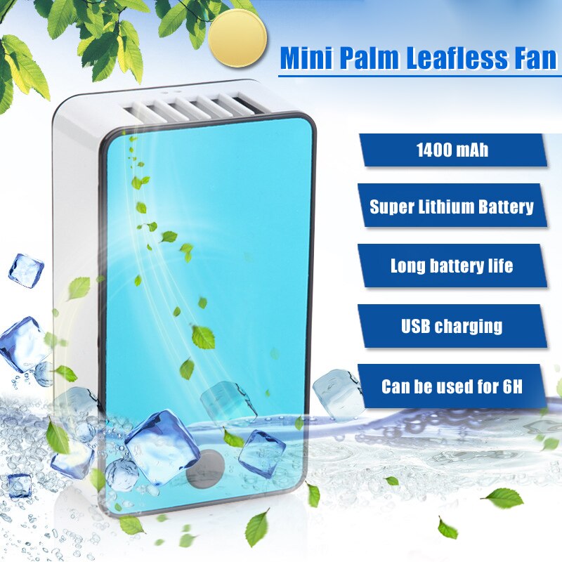 Mini Desktop Air Conditioner USB Rechargeable Smal... – Vicedeal