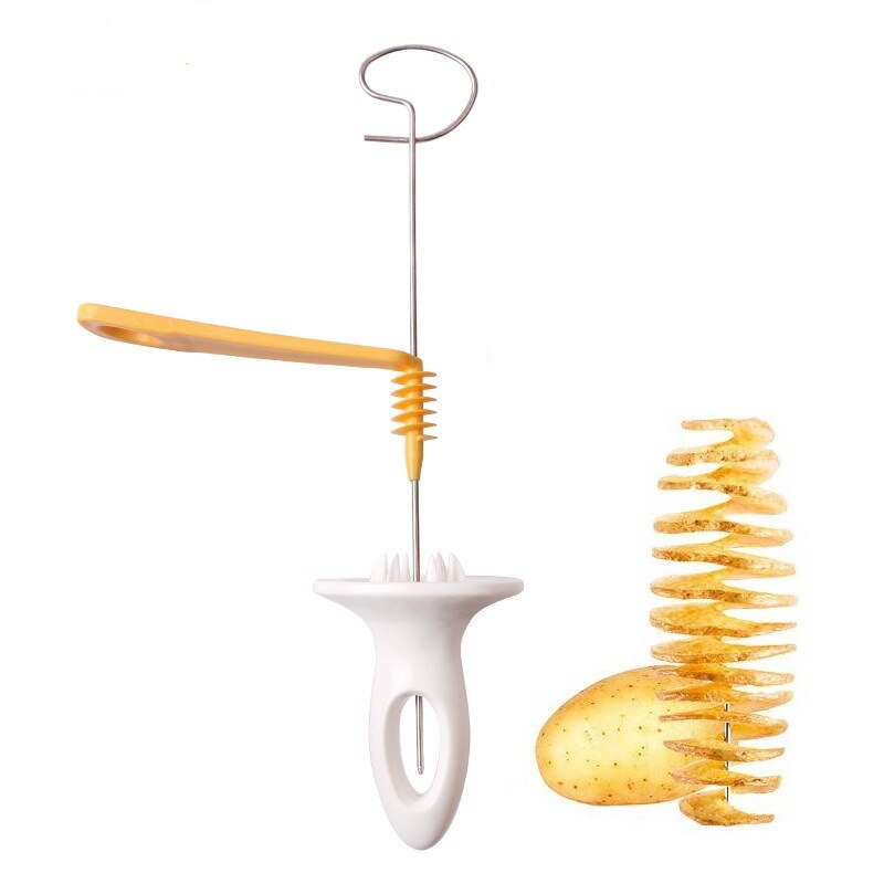 1pc Rotary Potato Slicer Spirale Kartoffel Cutter ... – Vicedeal