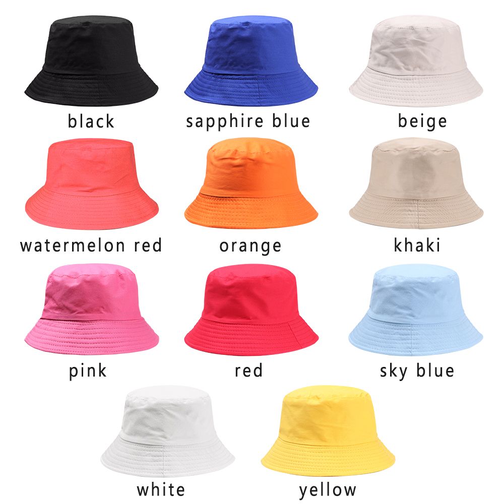 1PC Fisherman Cap Candy Color Practical Sun Caps U... – Grandado