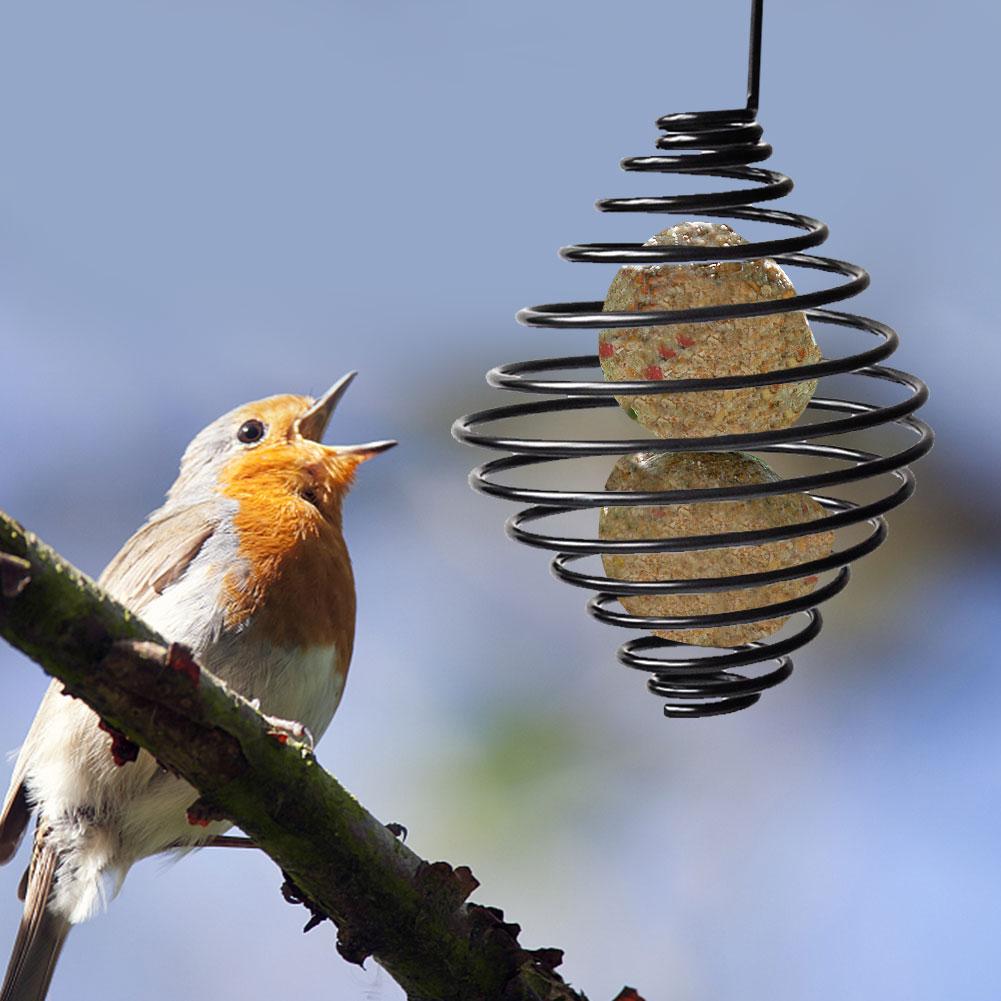 Automatic Bird Feeder Metal Spira Hanging Wild Bir... – Grandado