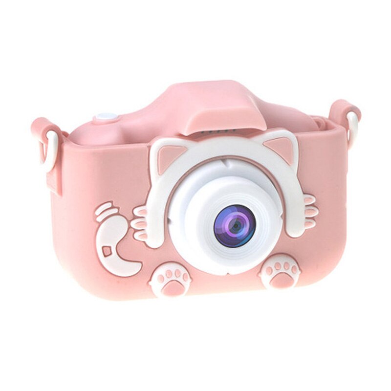 Kids Cameras With Cute Cat Protective Shell Mini D... – Grandado