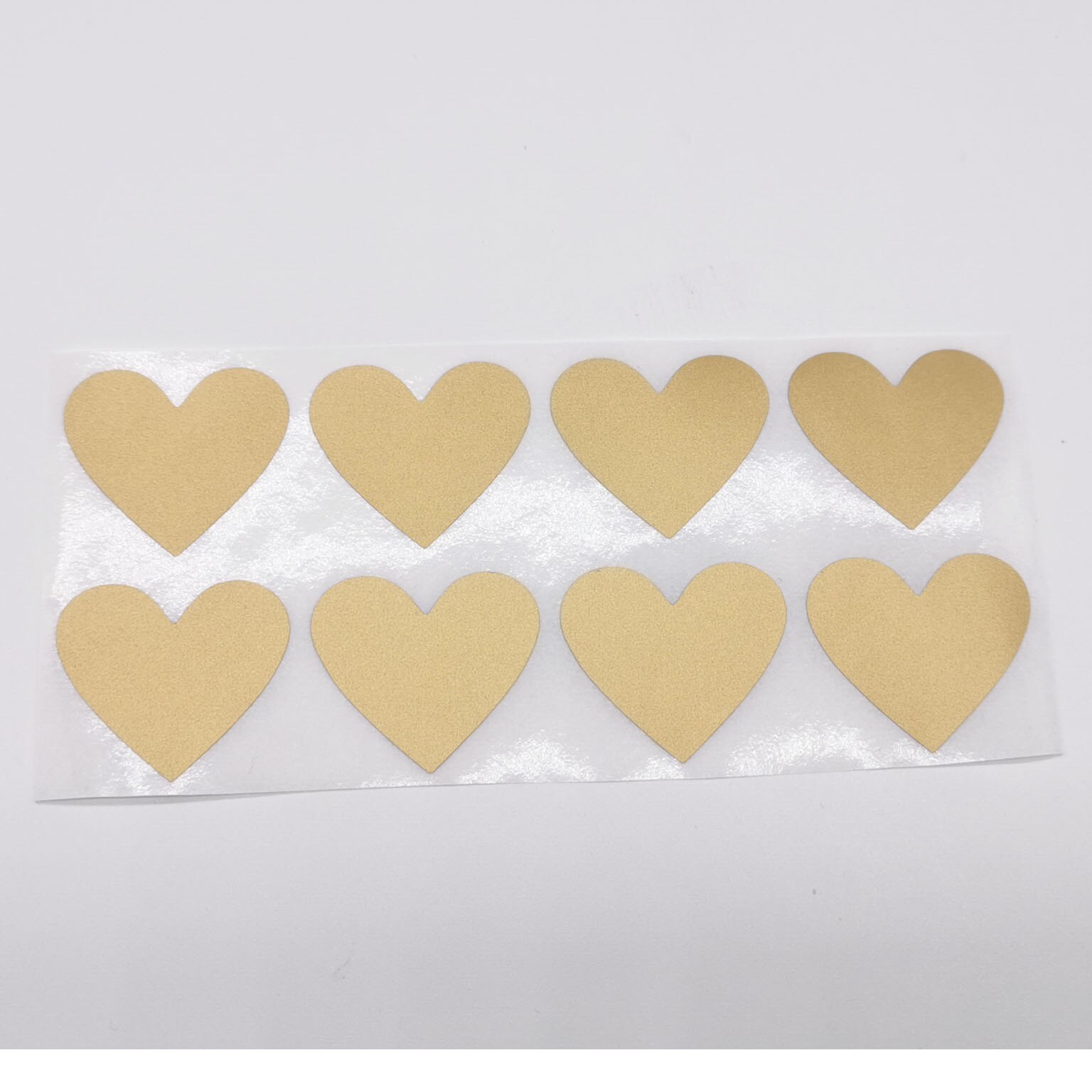 100pcs Heart shaped rose gold Scratch Off Stickers... – Grandado
