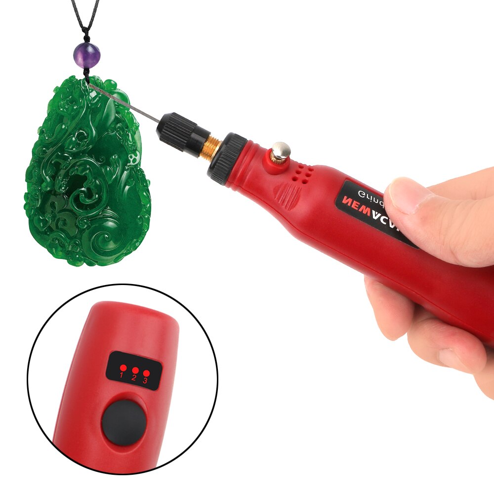 Mini Draadloze Grinder Set Elektrische Boor Graveu... – Vicedeal