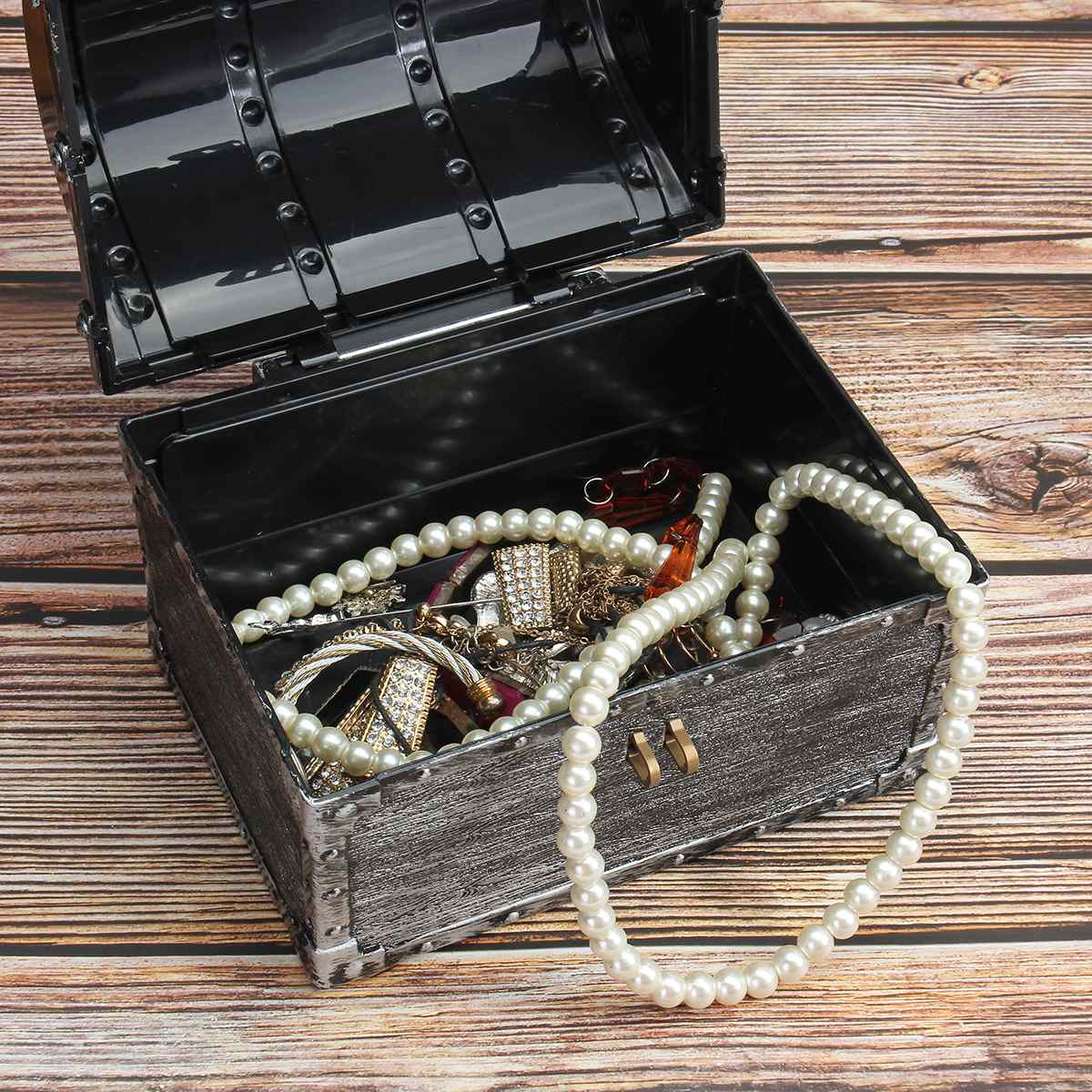 Creatives Storage Box with Lock Retro Pirate Treas... – Vicedeal