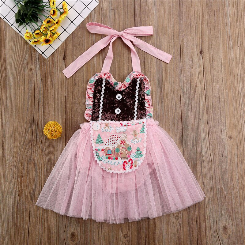 0-24M Kerst Baby Meisjes Jurk Cartoon Sneeuwpop La... – Grandado