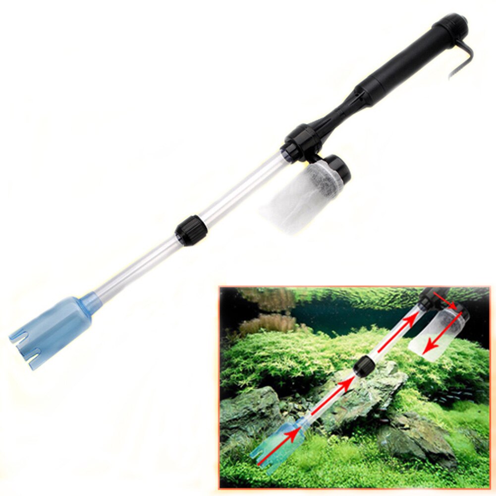 Aquarium Battery Syphon Auto Fish Tank Vacuum Grav... – Vicedeal