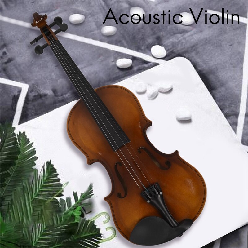 4/4 Full Size Acoustic Violin Fiddle With Case Bow... – Vicedeal