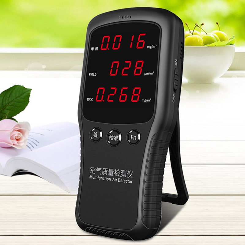 Air Monitor Indoor Air Pollution Sensor PM2.5 Form... – Grandado