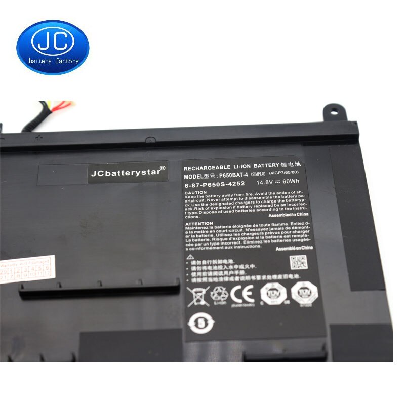 Jc Originele P650BAT-4 Batterij Voor Sager NP8678 ... – Grandado