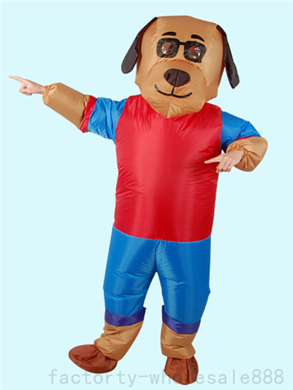 Halloween Opblaasbare Hond Mascotte Kostuum Kostuu... – Grandado