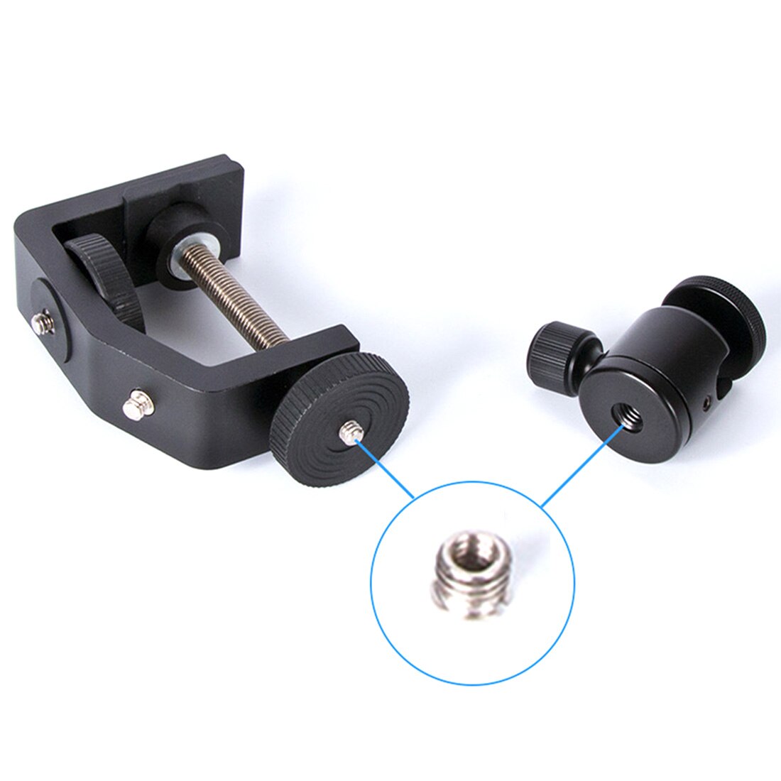Multifunctional Ball Head C Clip U Clamp Stand 1/4... – Grandado