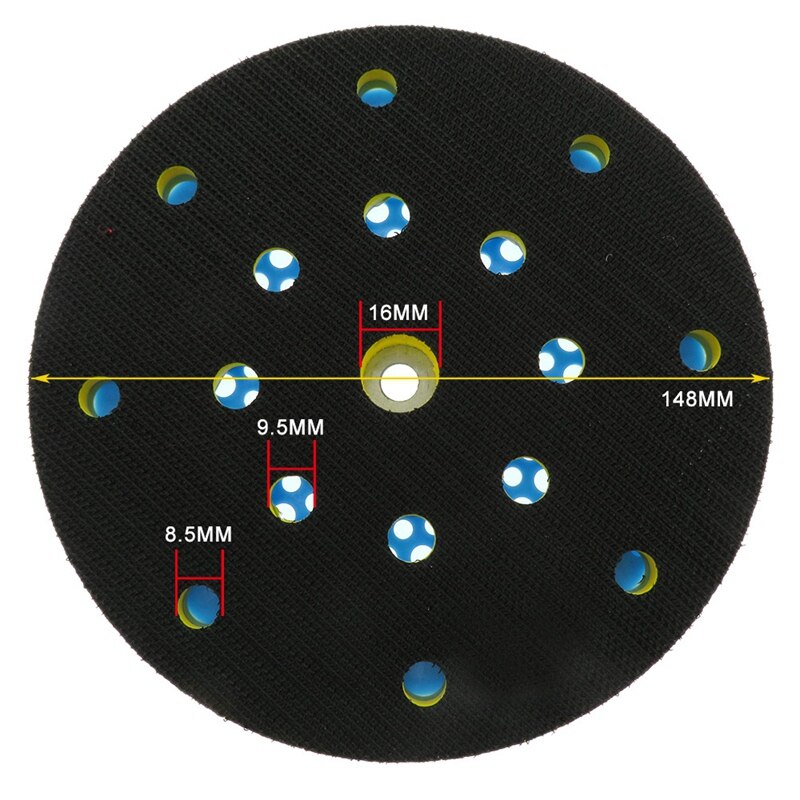 6 Inch 150Mm Multi-Functional Sanding Pad Sander B... – Grandado