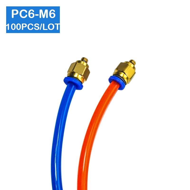30Pcs PC6-M6, 6Mm Tot M6 Pneumatische Connectors M... – Grandado