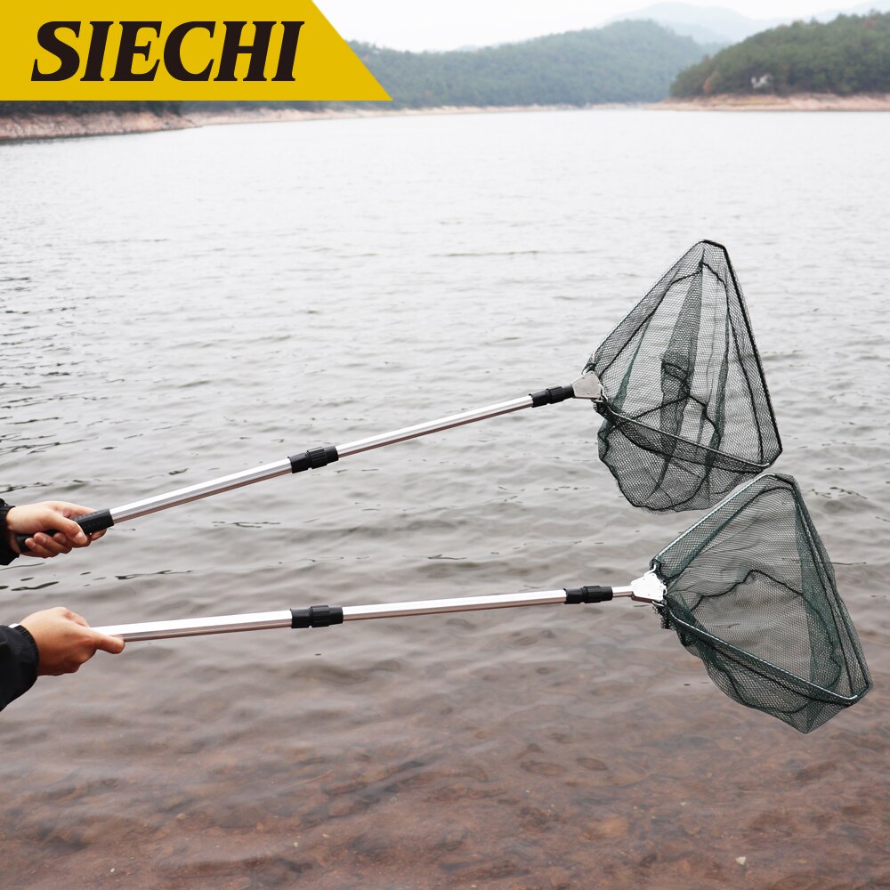 SIECHI Fishing Nets Aluminum Alloy Telescoping Fol... – Vicedeal