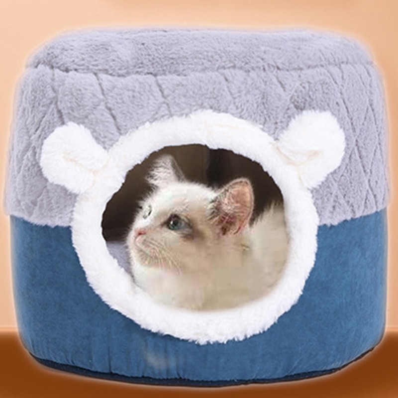 Huisdier Kat Hond Mand Kat Bed Kat Huis Warm Cave ... – Vicedeal