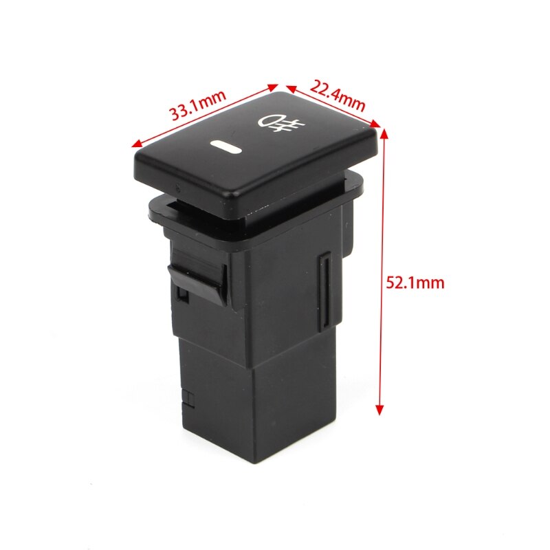 DC12V Front Fog light Push Switch 4 Wire Button Fo... – Grandado