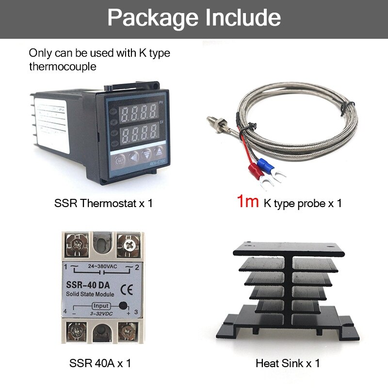 Rex C100 Digital Pid Temperature Controller Rex C1 Vicedeal 