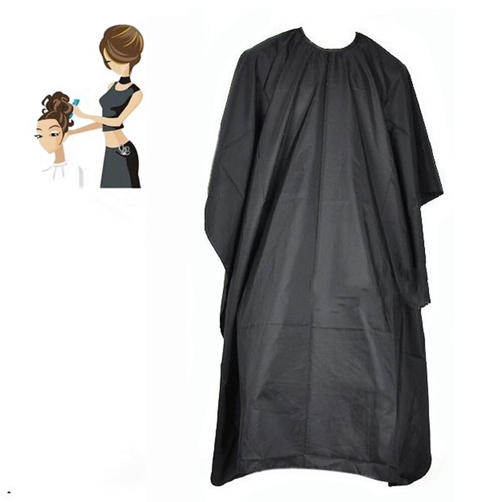 1Pcs Zwarte Kappers Schort Haircut Cape Haar Knipp... – Grandado
