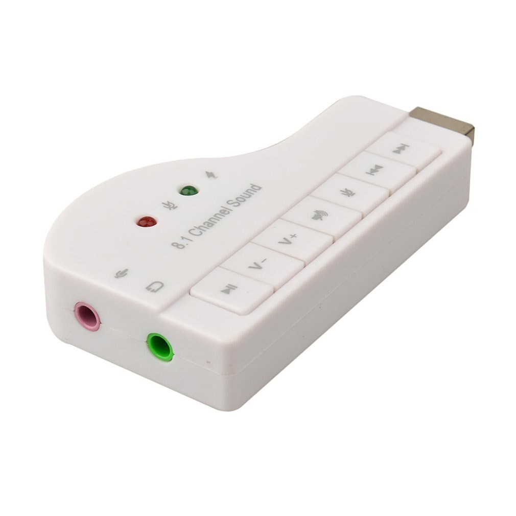 USB Sound Card Virtual 8.1 Channel 3D Audio Adapte... – Grandado