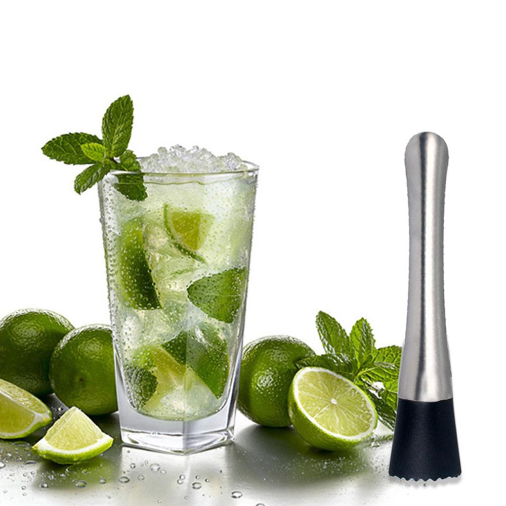 Bar Cocktail Muddler Mojito Stainless Steel Mixer ... – Vicedeal
