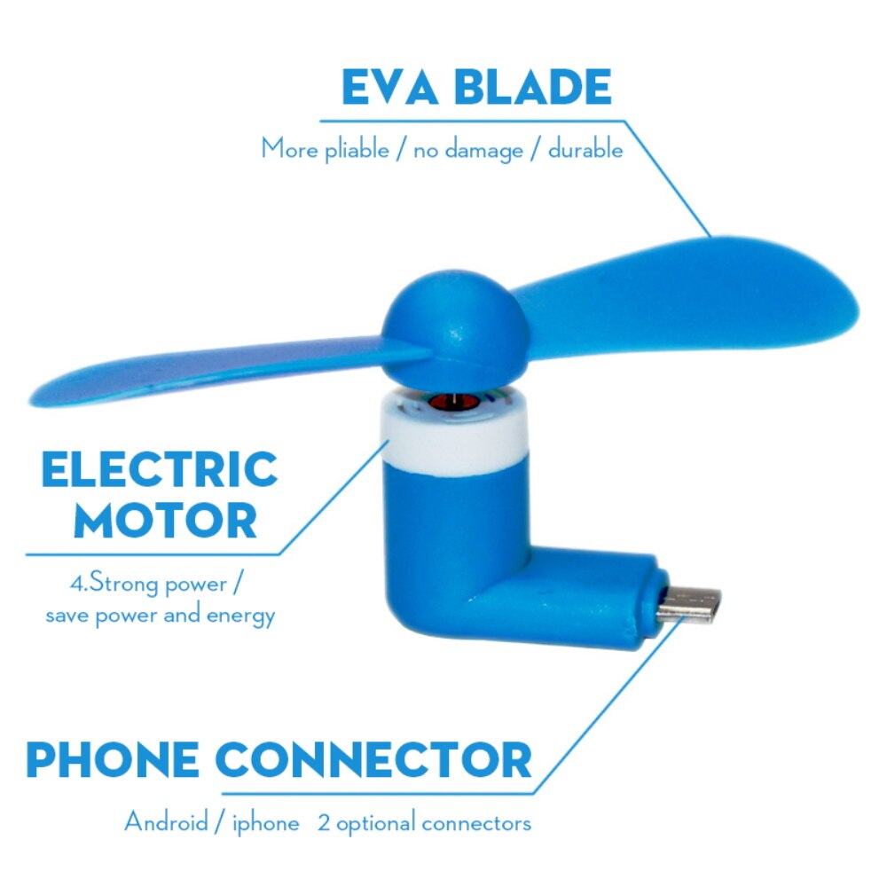 Cute Portable Flexible Mini USB c Fan Bendable rem... – Vicedeal