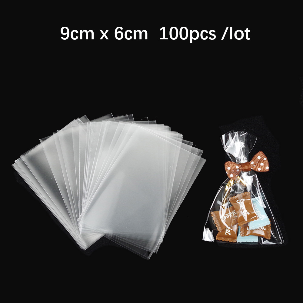 100pcs DIY Clear Cellophane Packing Bag Transparen... – Vicedeal