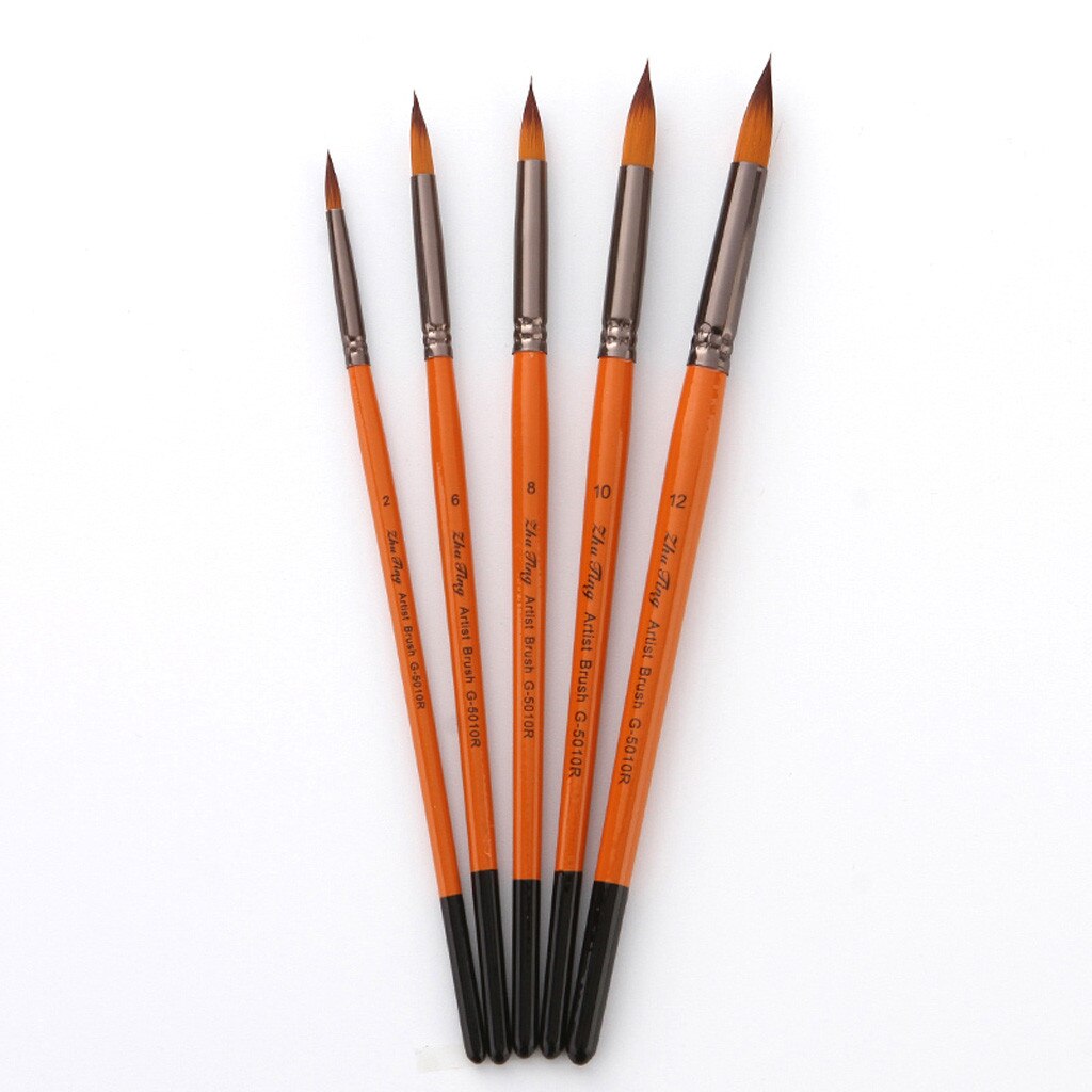 Pinceles para pintar, 5 pinceles coloridos para ar... – Grandado