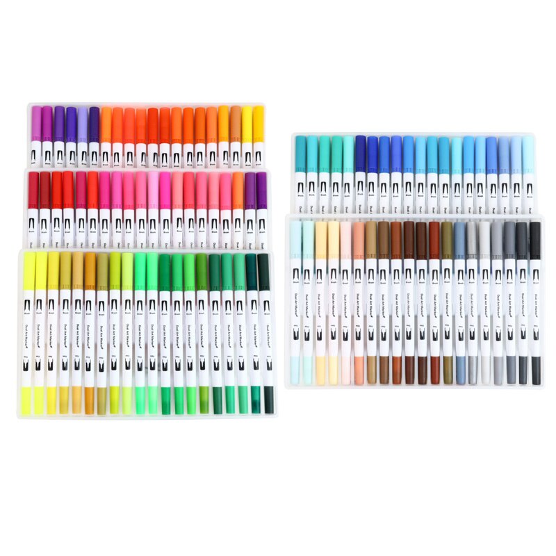 24 Kleur Vilt Tip Pen Kinderen Art Supplies Kallig... – Vicedeal