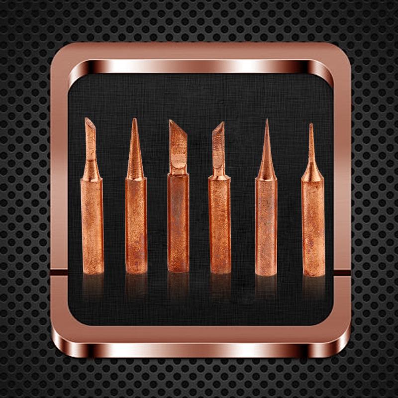 6pcs/Set Welding Nozzle Pure Red Copper Solder Iro... – Grandado