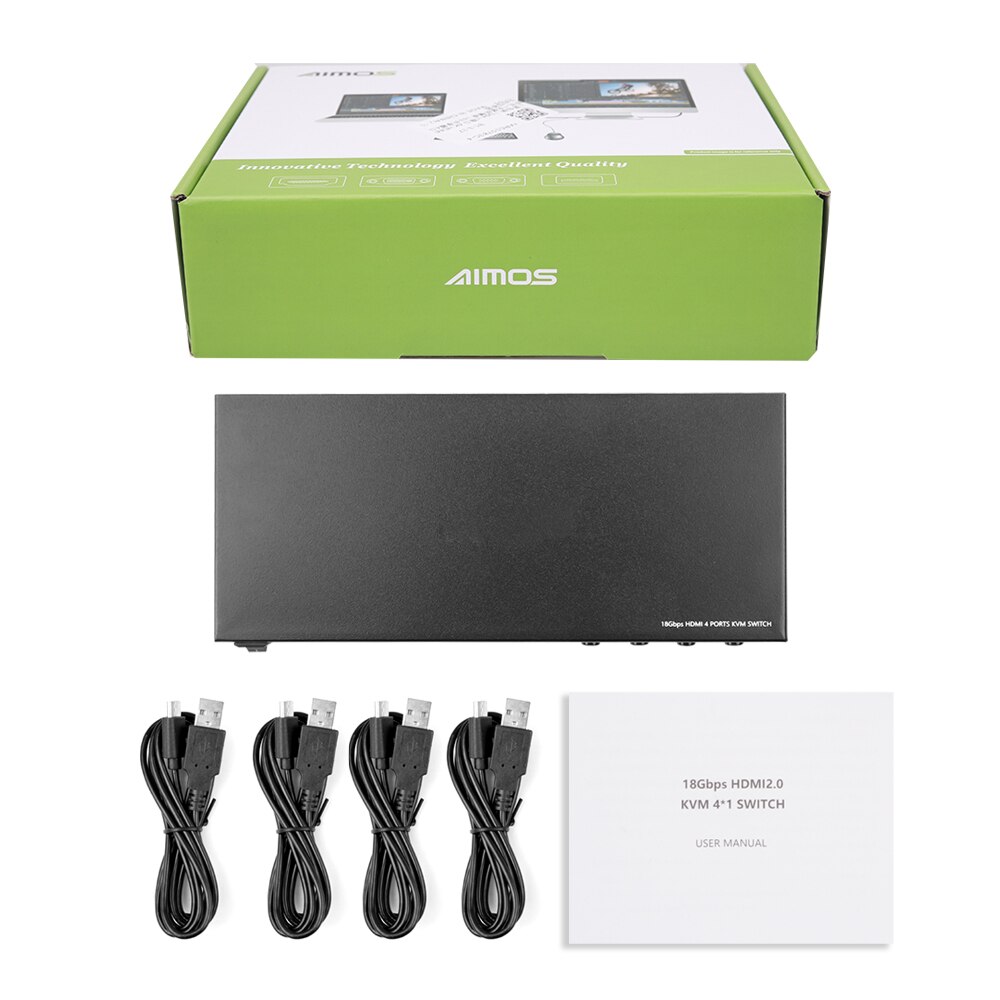 4 ports KVM Switcher with Type-c Interface 4K HDMI... – Vicedeal