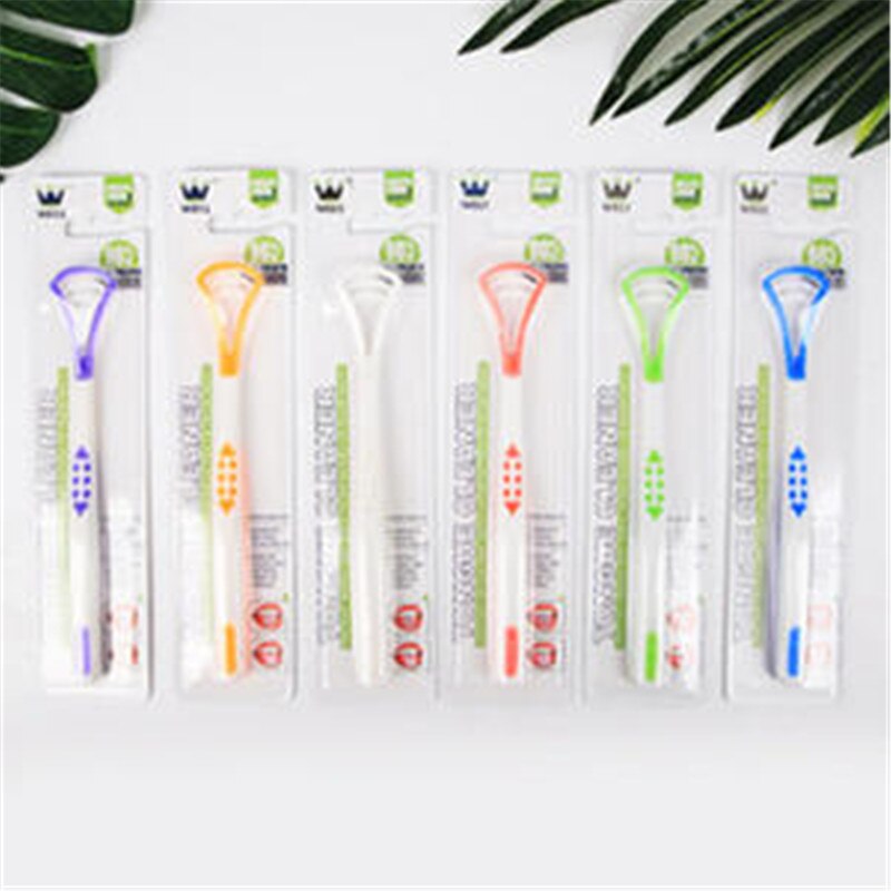 1PC Tongue Cleaner Plastic Scraper Tounge Oral Mou... – Grandado