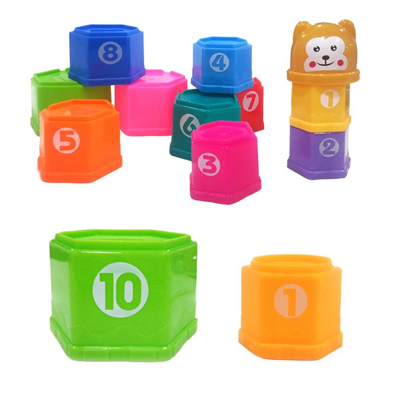 1 Set Stacking Cups Developmental Plastic Funny Ga... – Grandado