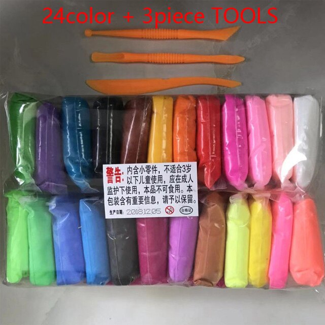 12pcs 24pcs 36pcs/lot Air Drying clay plasticine B... – Grandado