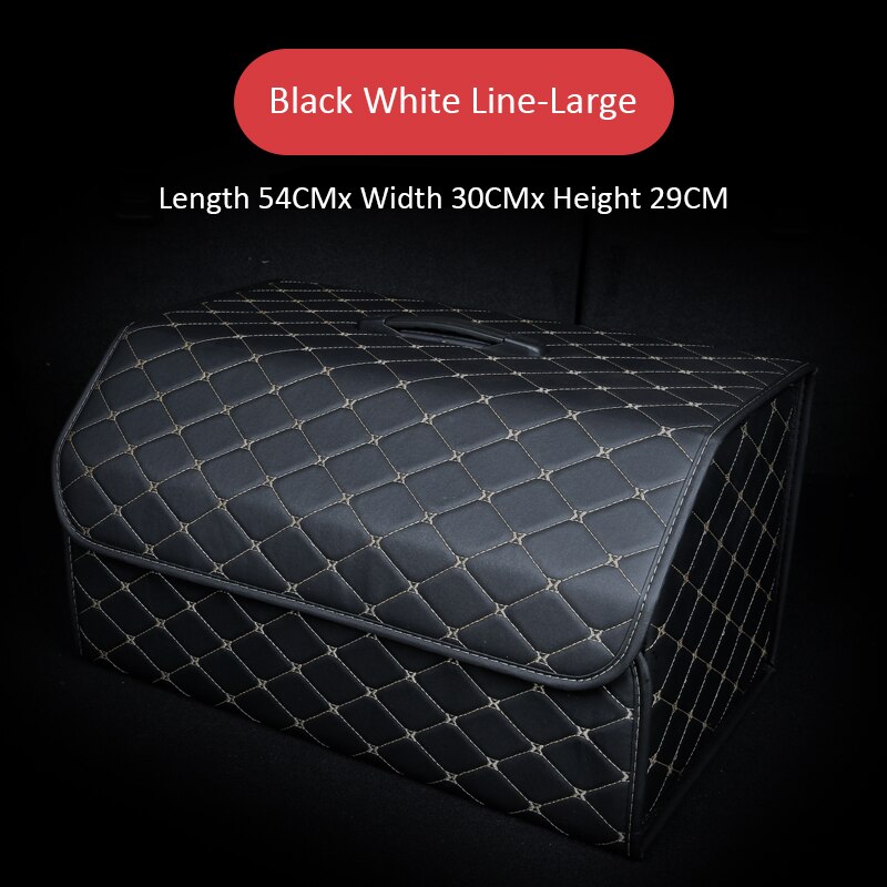 Car Storage Bag PU Leather Trunk Organizer Box For... – Vicedeal