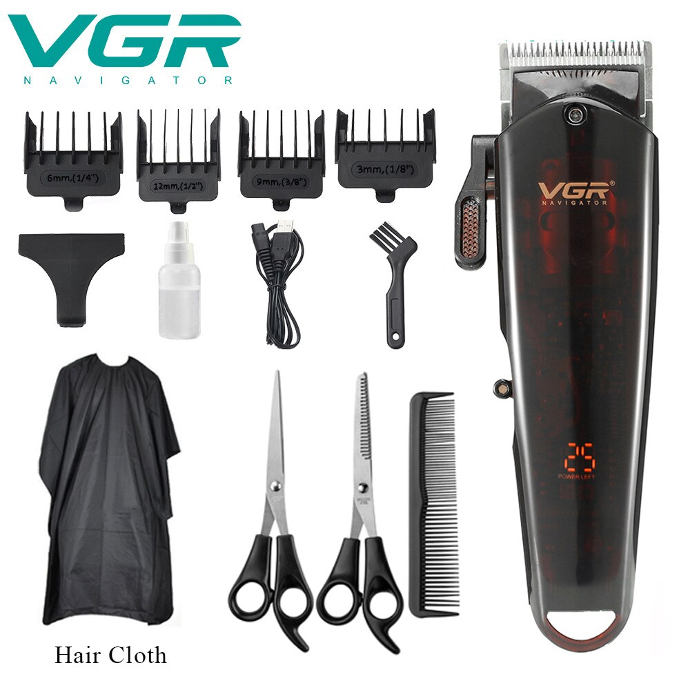 VGR Hair Clipper Electric Electric Hair Trimmer Cl... – Grandado