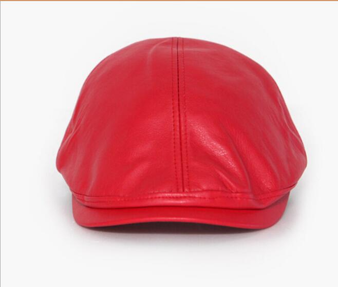 PU Leather Octagonal Cap Newsboy Cap Retro Literar... – Grandado