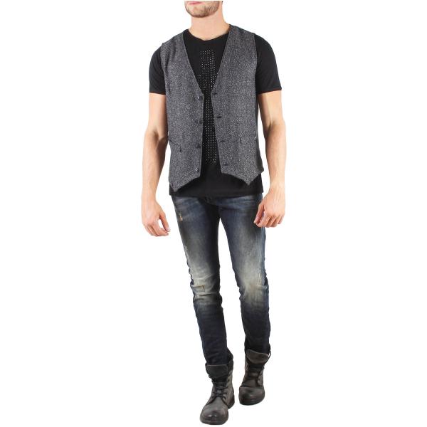 ABSOLUT JOY GILET UOMO GRIGIO – Grandado