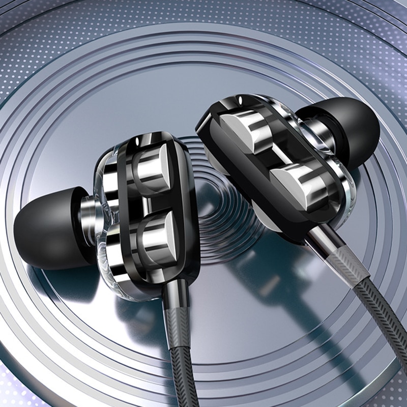 Quad-Core Bass Dubbele Moving Coil Kip Spel Telefo... – Grandado