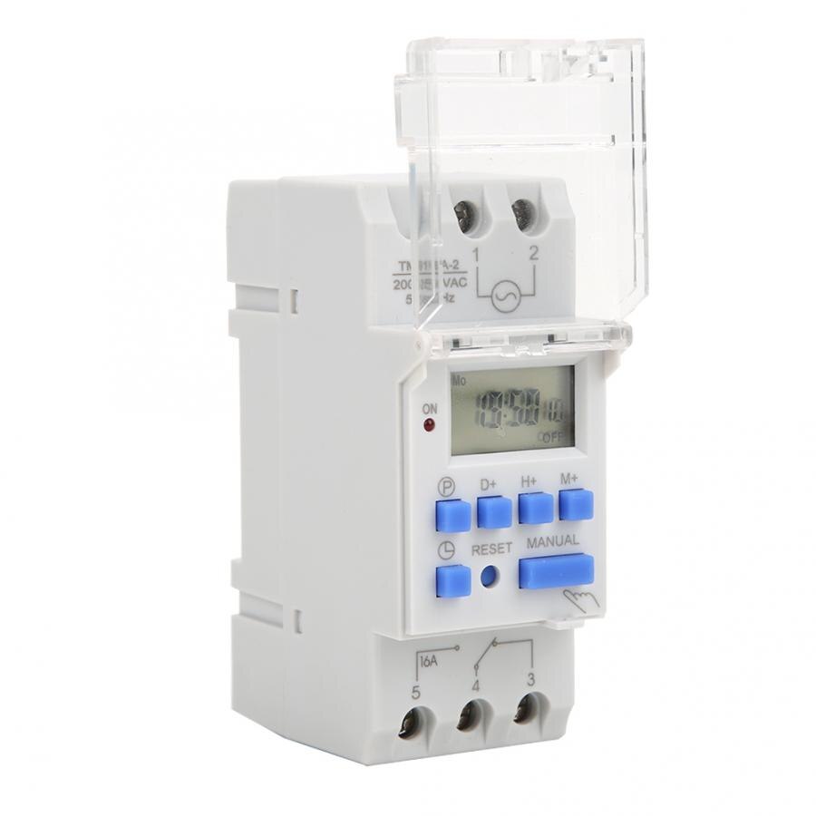 Digital Timer Tm919a 2 200 250v Ac 16a Lcd 7 Daga Grandado
