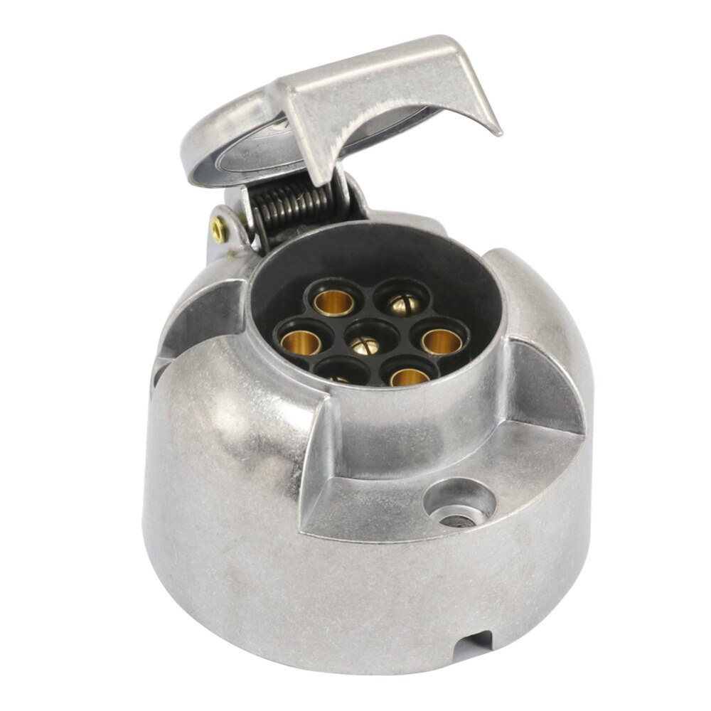 Tirol 7-Pin Trailer Socket Heavy-Duty 7-Pole Round... – Grandado