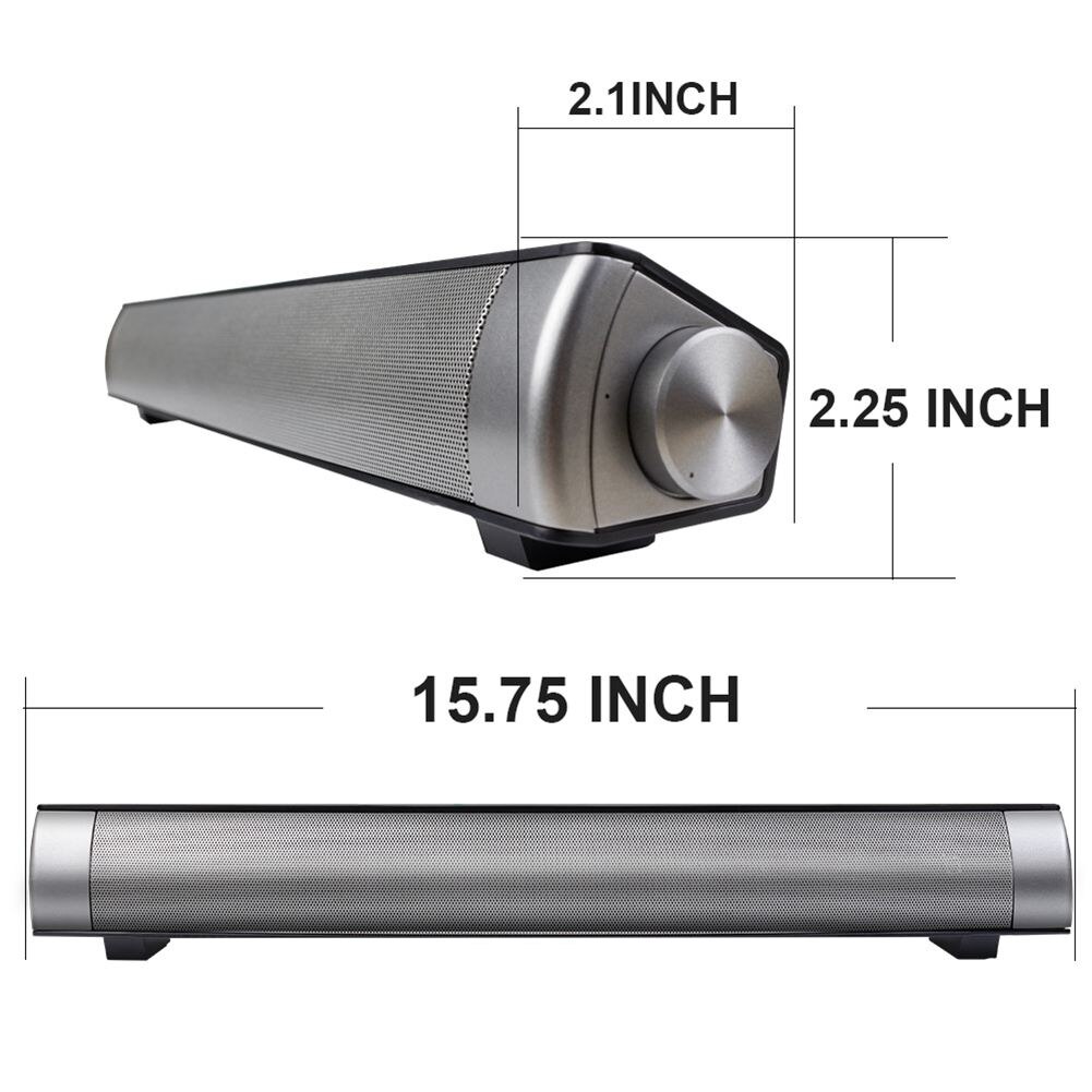 Strong Super Bass Sound Bar TV Wireless Bluetooth ... – Grandado