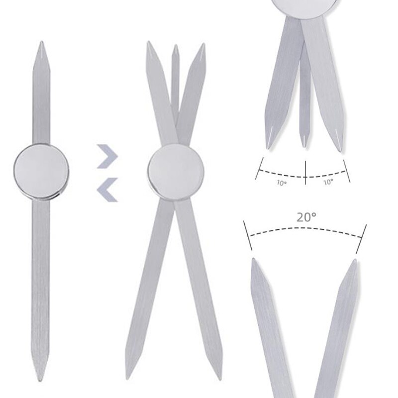 Tattooing Eyebrow Drawing Tools Compass Guide Temp... – Grandado