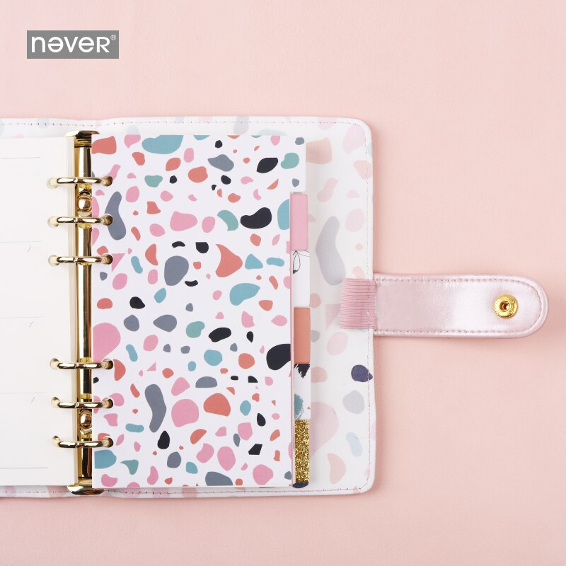 6pcs Never Pink Series Spiral Notebook Index Pages... – Grandado