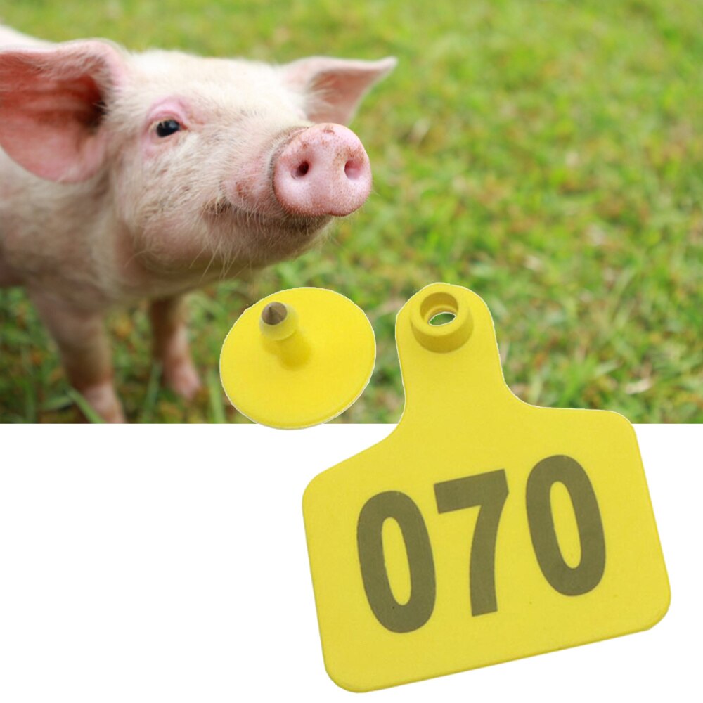 100 Pcs Farm Aniamls Cow Ear Tag Signs Farm Animal... – Vicedeal